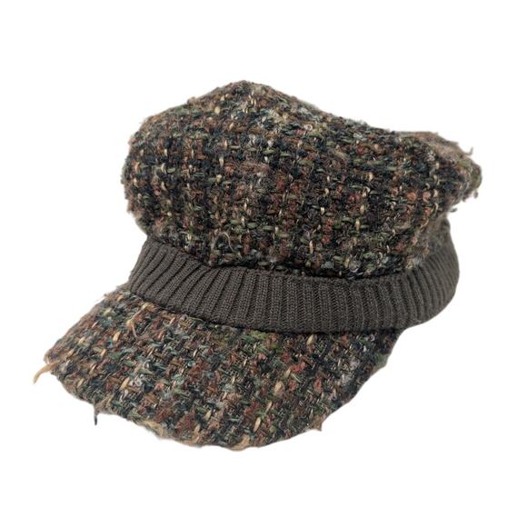 Mudd | Accessories | Mudd Y2k Newsboy Hat Cap Cadet Style Brown Multi ...